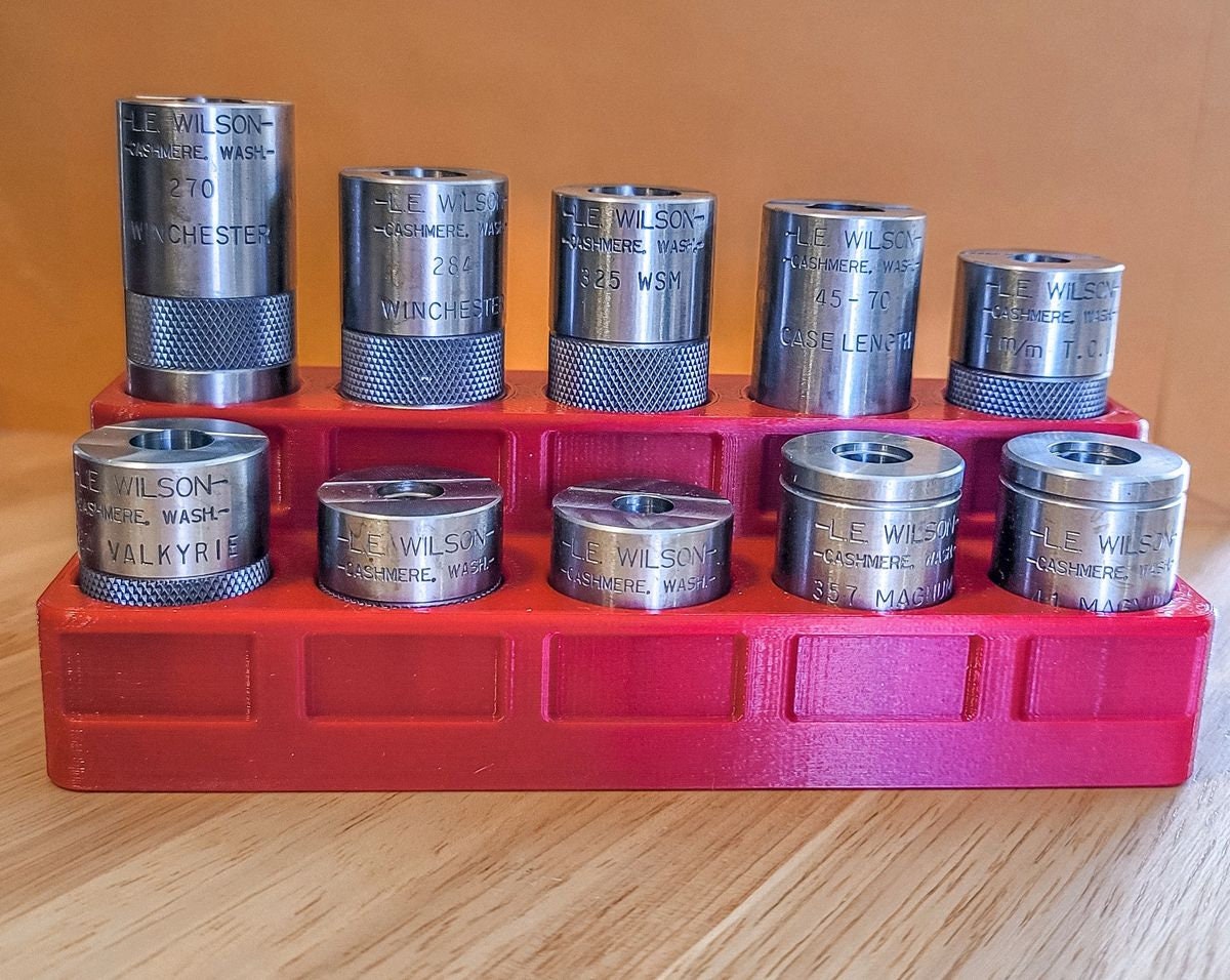 Case Gage Storage Rack for L.E. Wilson Gauges Bench Top Holder - Etsy