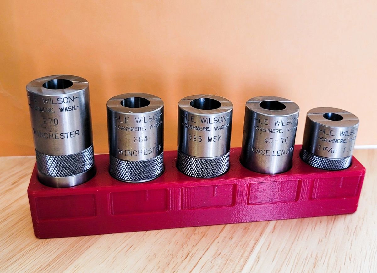 Case Gage Storage Rack for L.E. Wilson Gauges Bench Top Holder - Etsy