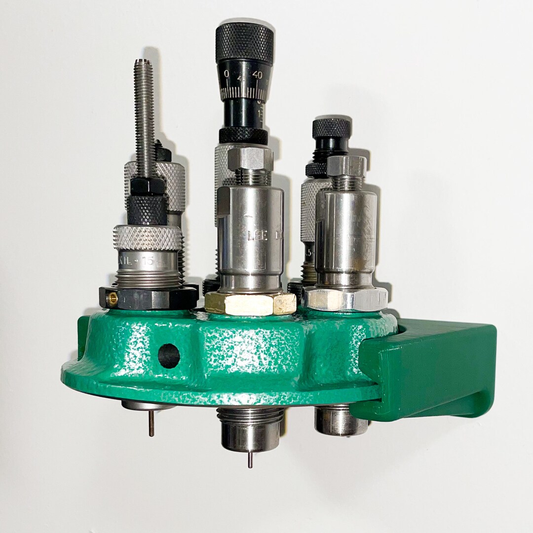 Wall-mounted Holder for 1 RCBS Turret 3D Custom Designed and 3D Printed ...