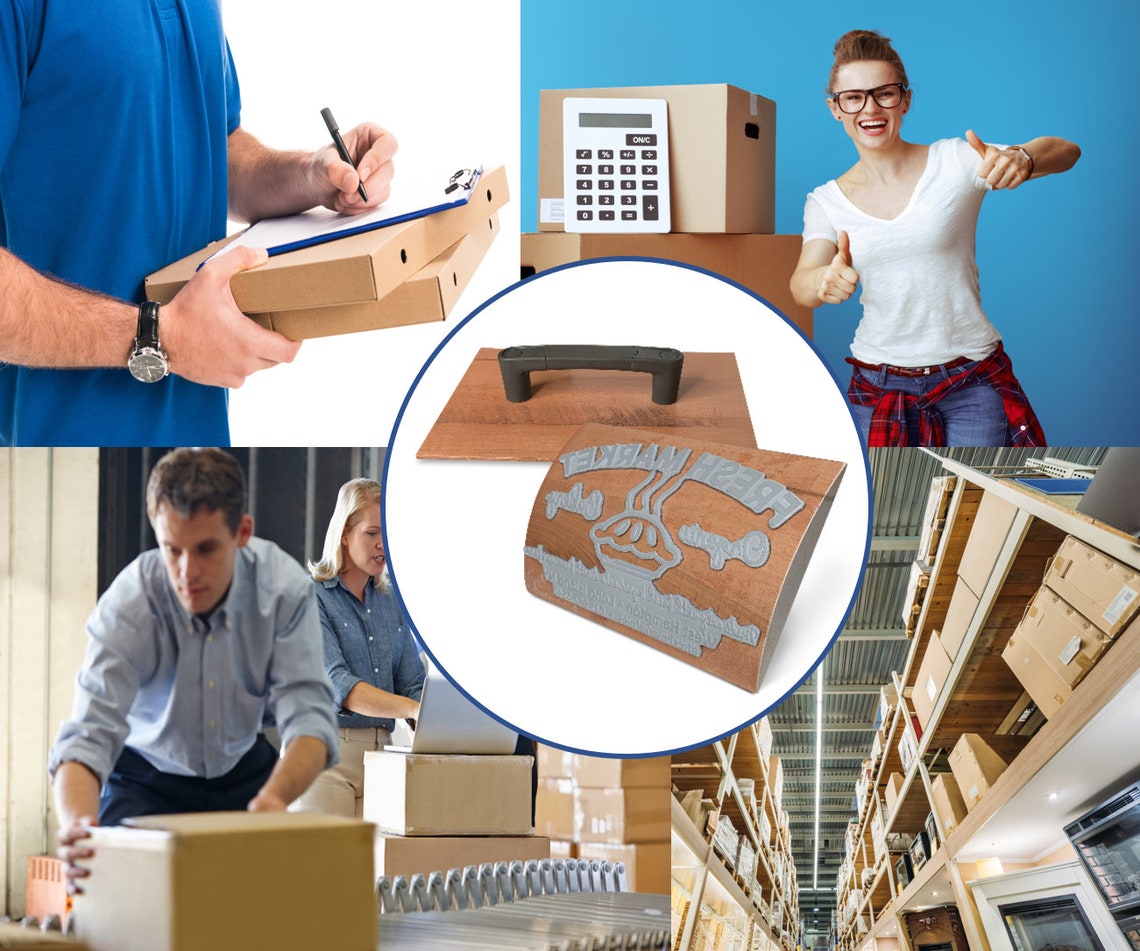 Extra Large Custom Rocker Mount Wood Hand Rubber Stamp - Etsy