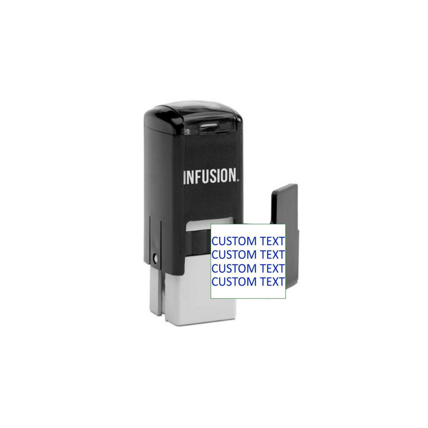 Infusion Custom Square Self-inking Stamp - 17 Color Choices - Etsy