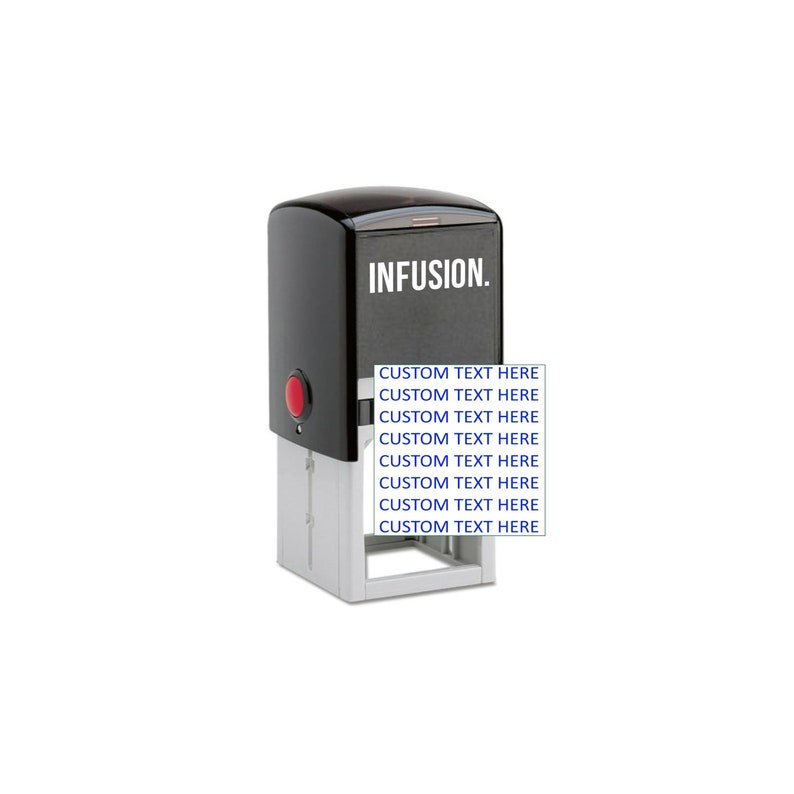 Infusion Custom Square Self-inking Stamp - 17 Color Choices - Etsy