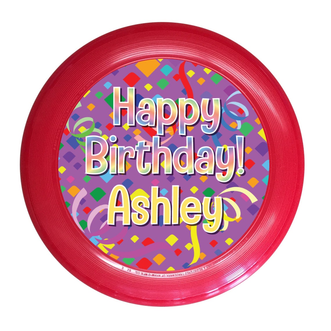 Wham-o Personalized Happy Birthday Design Ultimate Frisbee - Etsy