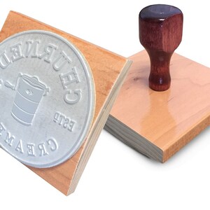 Extra Large Custom Rocker Mount Wood Hand Rubber Stamp - Etsy