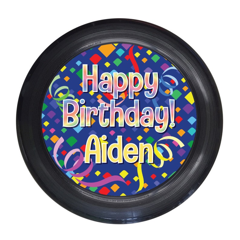 Wham-o Personalized Happy Birthday Design Ultimate Frisbee - Etsy