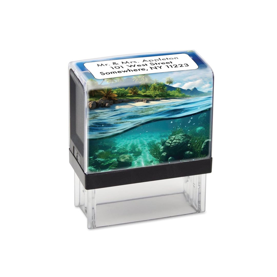 Infusion Designer-series Custom Self-inking Rubber Stamp - 16+ Case ...