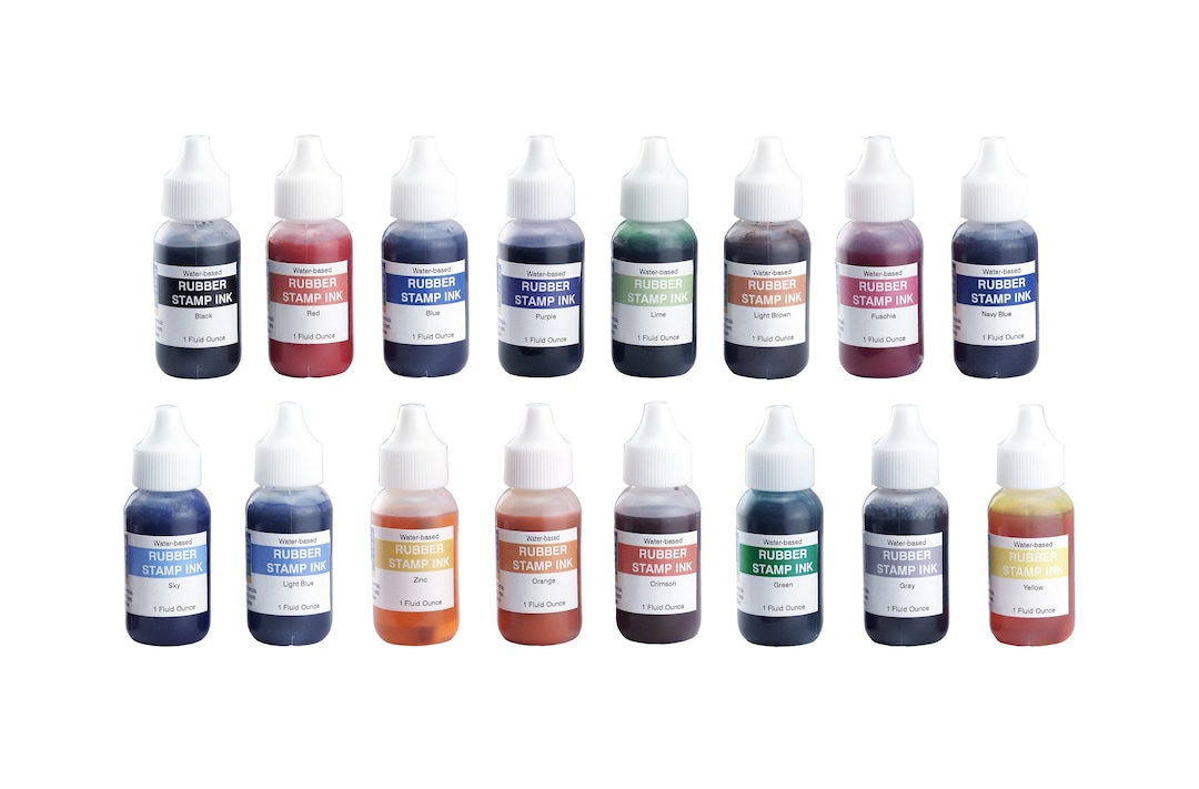 Infusion Stamp Ink Refill, 1-ounce, 3-pack, Choose From 16 Colors - Etsy
