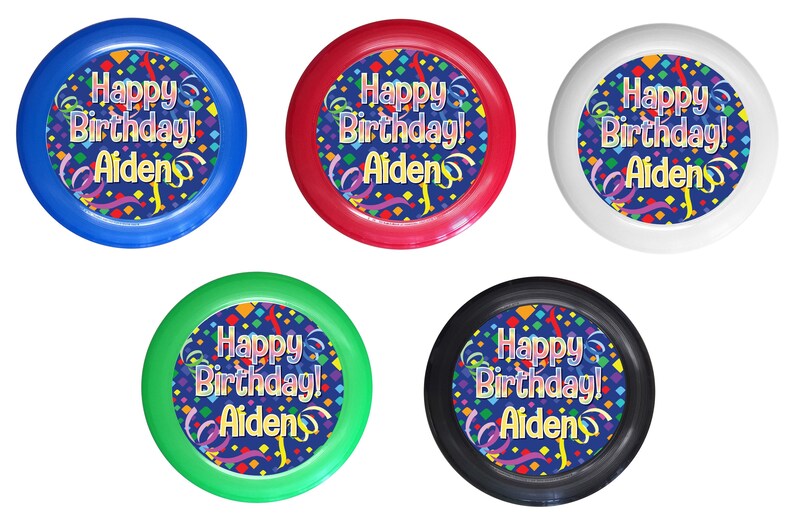 Wham-o Personalized Happy Birthday Design Ultimate Frisbee - Etsy