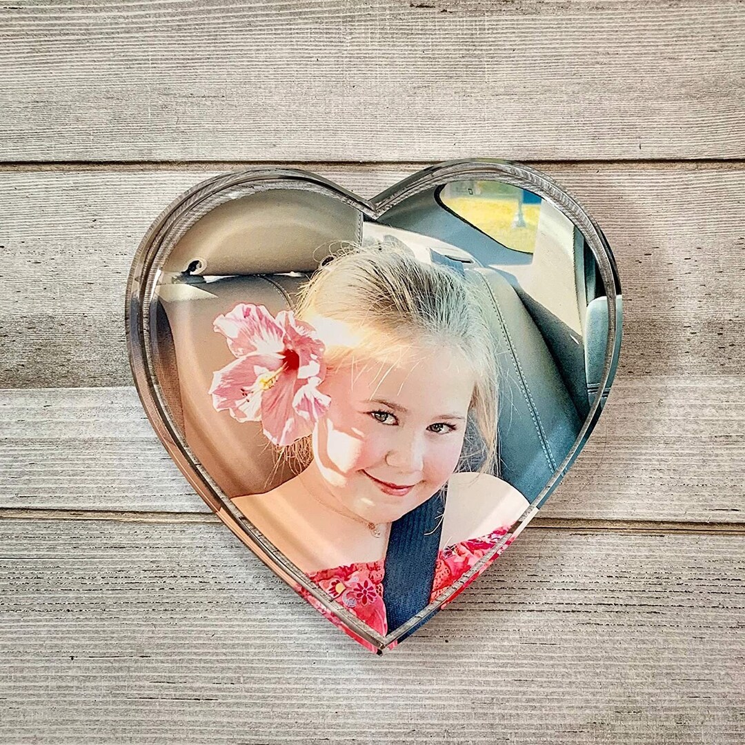 Personalized Photo Crystal Paperweight With Gift Box - Etsy