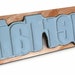 Extra Large Custom Rocker Mount Wood Hand Rubber Stamp - Etsy