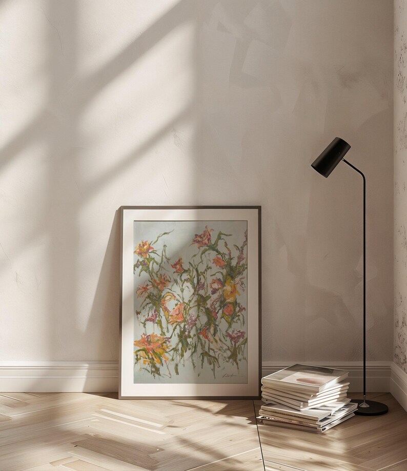 Wildflowers in Bloom Oil Painting by Lee Britton Art Fine Art Print - Etsy