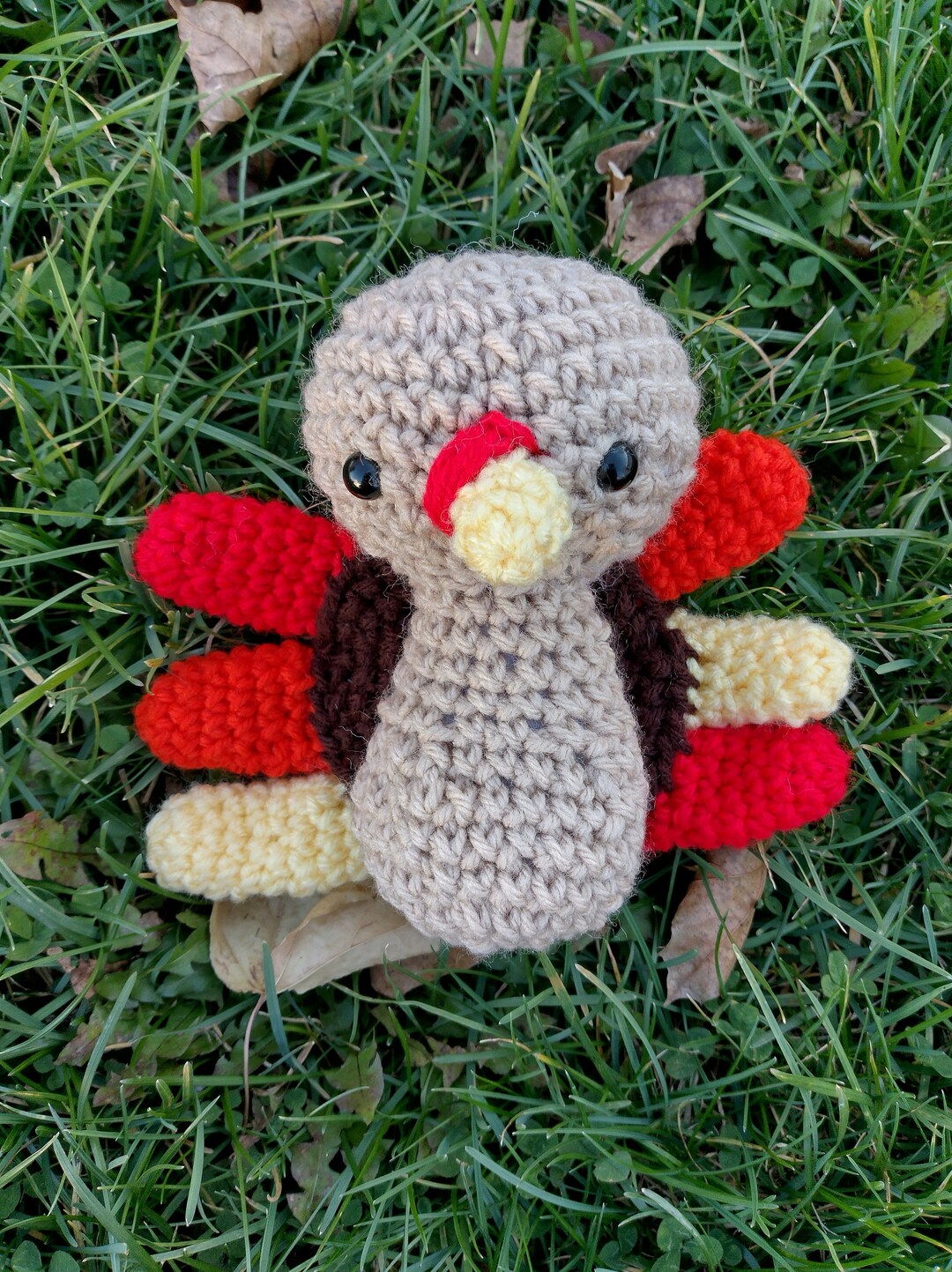 Crochet Cute Stuffed Thanksgiving Turkey Amigurumi Animal - Etsy