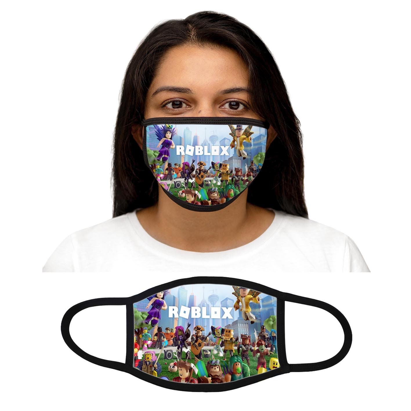 Roblox 1 Kids Mask Adult Face mask Fabric Face Mask | Etsy