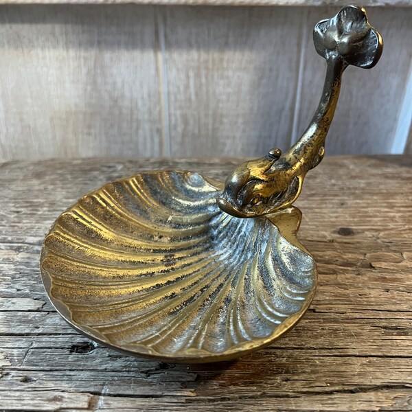 Brass Shell Dish - Etsy