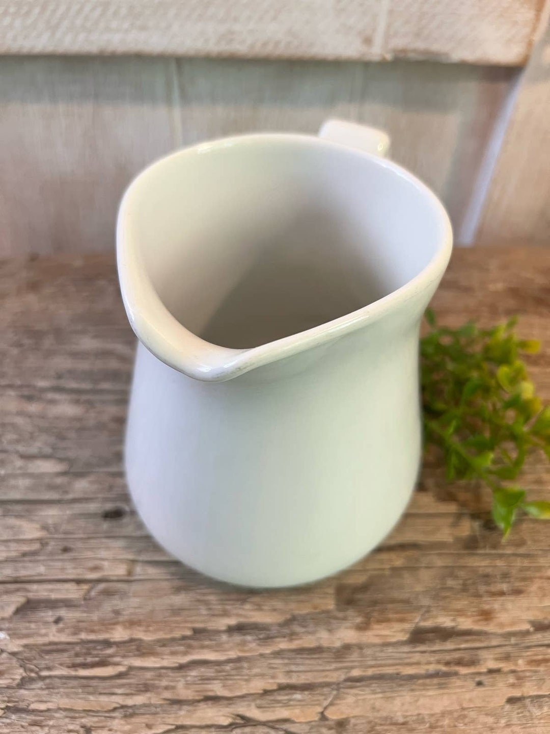 Vintage White Milk/cream Pitcher/ Porsgrund Norway/ Kitchen Decor - Etsy