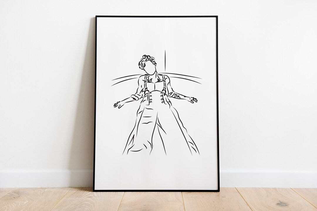 Harry Styles FINE LINE ALBUM Cover Print / Wall Decor / Poster ...