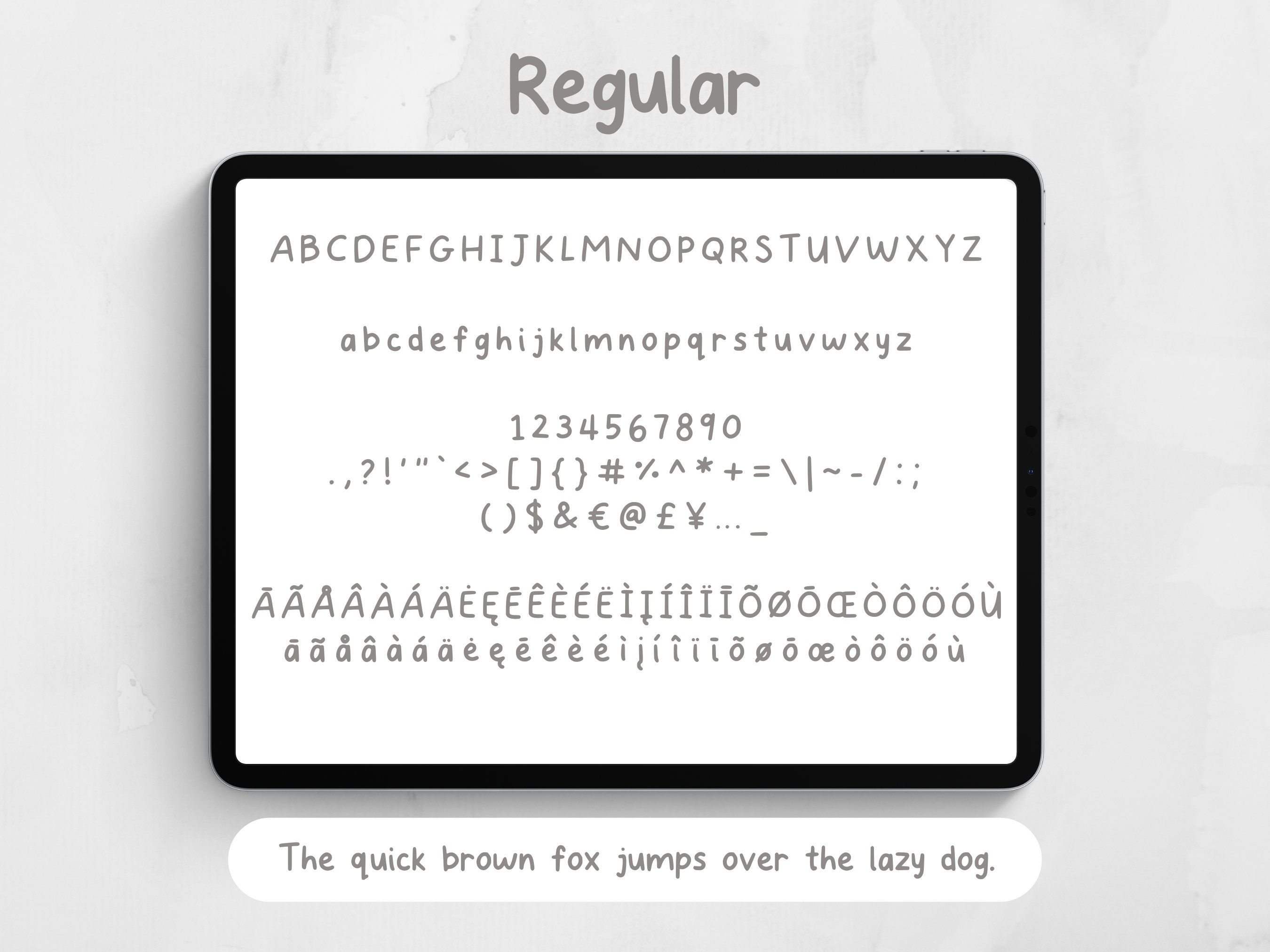 Pen and Plan Handwriting Font Family for Digital Note Taking, Cute ...