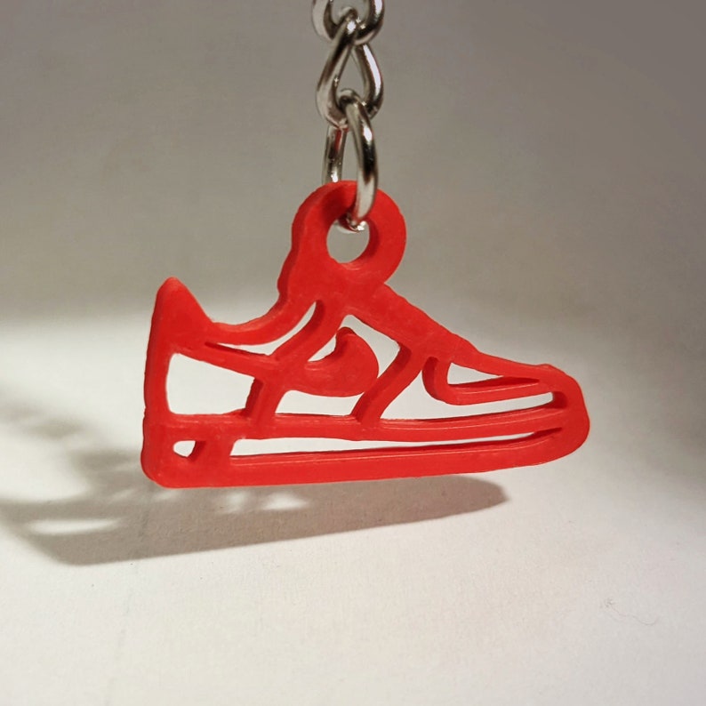 GOLD Nike Swoosh Keychain Sneaker Shape AF1 Air Force One Custom Gift ...