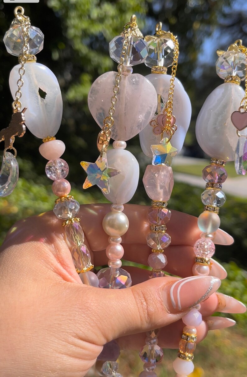 Crystal Pointer Wand Glam Wand Rose Quartz Crystal Wand - Etsy