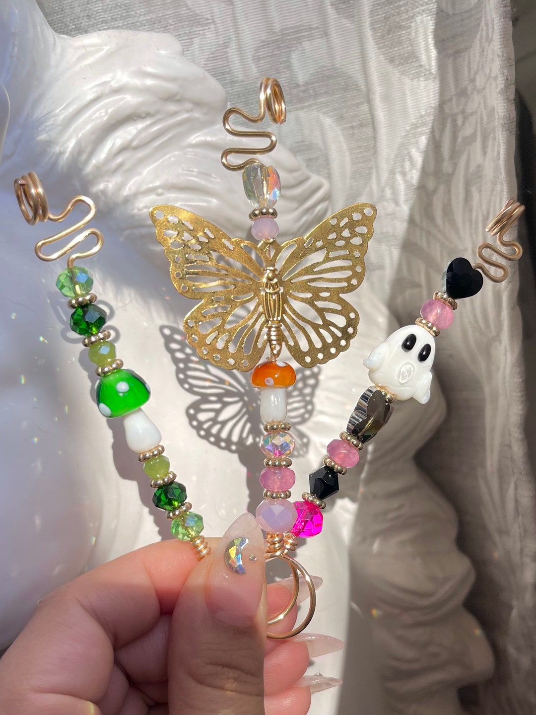 Cigarette Holder Long Nail Protector | Smoking Fashions| Crystal Smoke ...