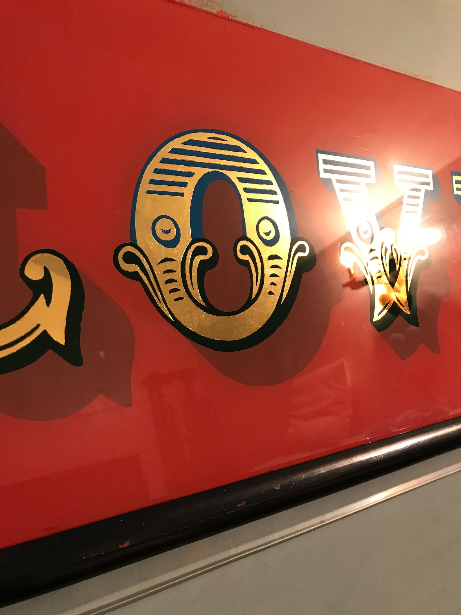 Hand Painted and Gold Gilded Personalised Glass Sign - Etsy