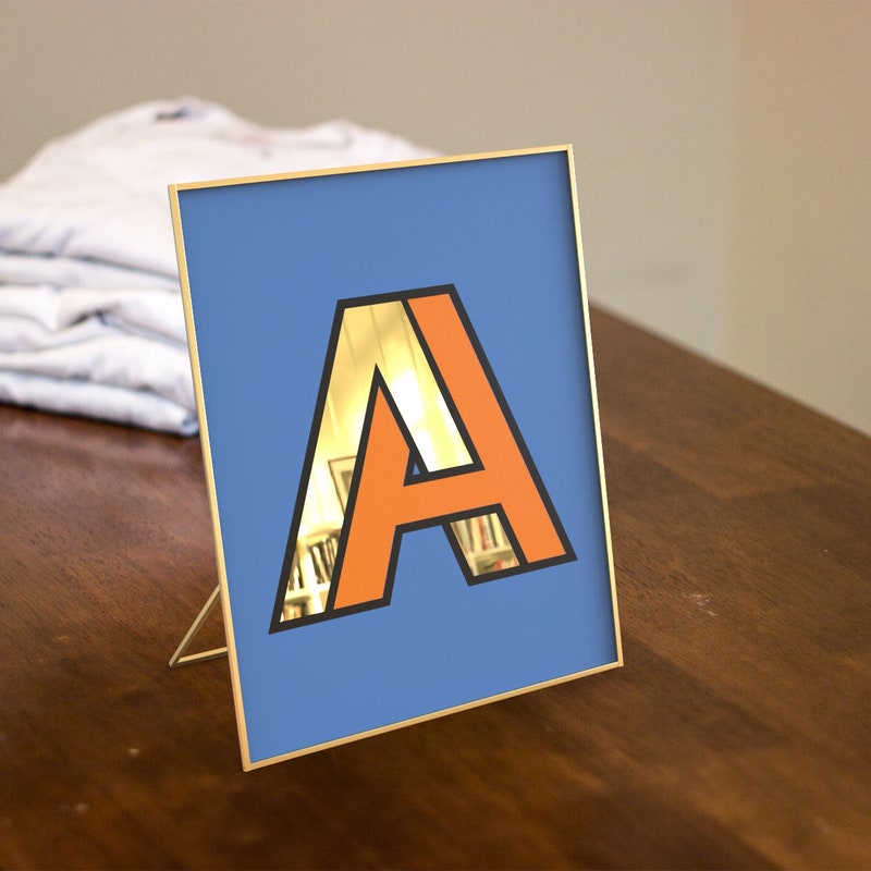 Gold Gilded Glass Sign - Etsy UK