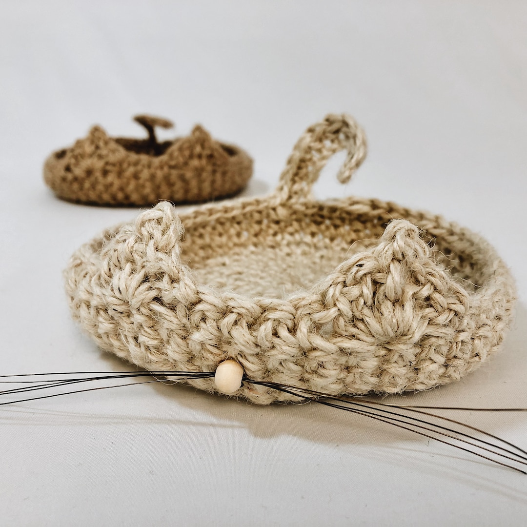 Cat Basket Crochet Pattern Rope Basket Crochet Pattern Pdf Files ...