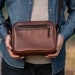 Leather Bag, Mens Bag, Man Purse, Tablet Bag, Leather Crossbody Bag ...
