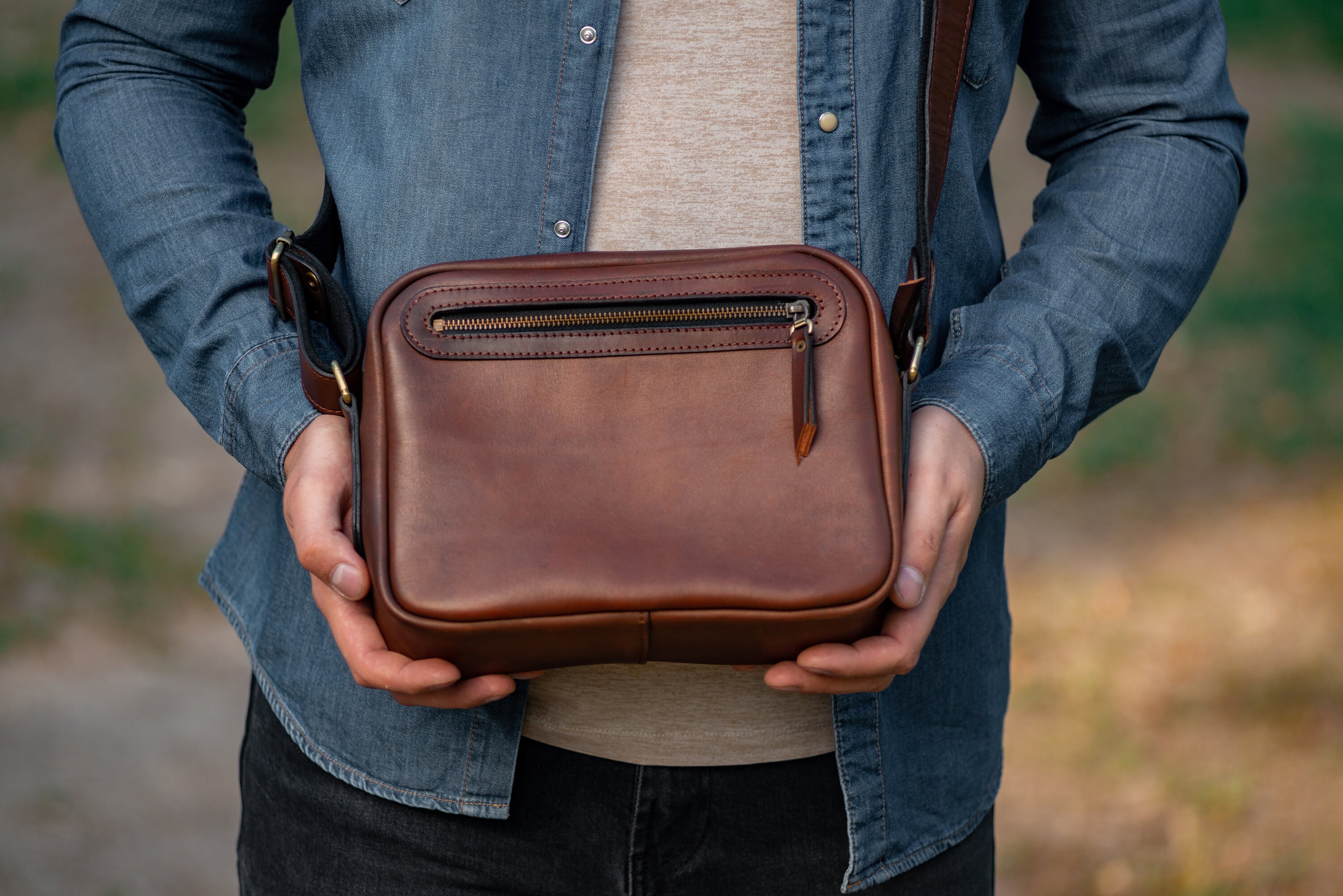 Leather Bag, Mens Bag, Man Purse, Tablet Bag, Leather Crossbody Bag ...