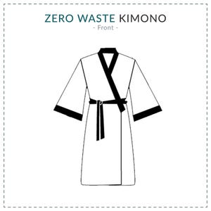 Zero Waste Kimono Pattern | ZW Women's Kimono | Sew Your Own Kimono ...