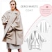 Zero Waste Coat Pattern // Zero Waste Sewing Pattern // Coat Sewing ...