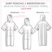 Kids Bath Poncho Pattern | Swim Poncho Pattern | Towel Poncho Pattern ...