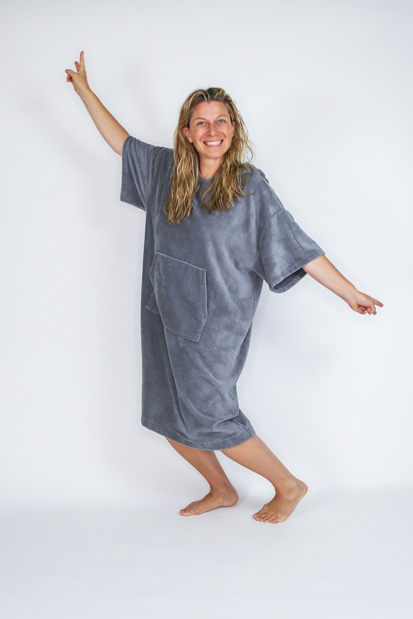 Surf Poncho Sewing Pattern Set (family) // Swim Poncho Pattern // Beach ...