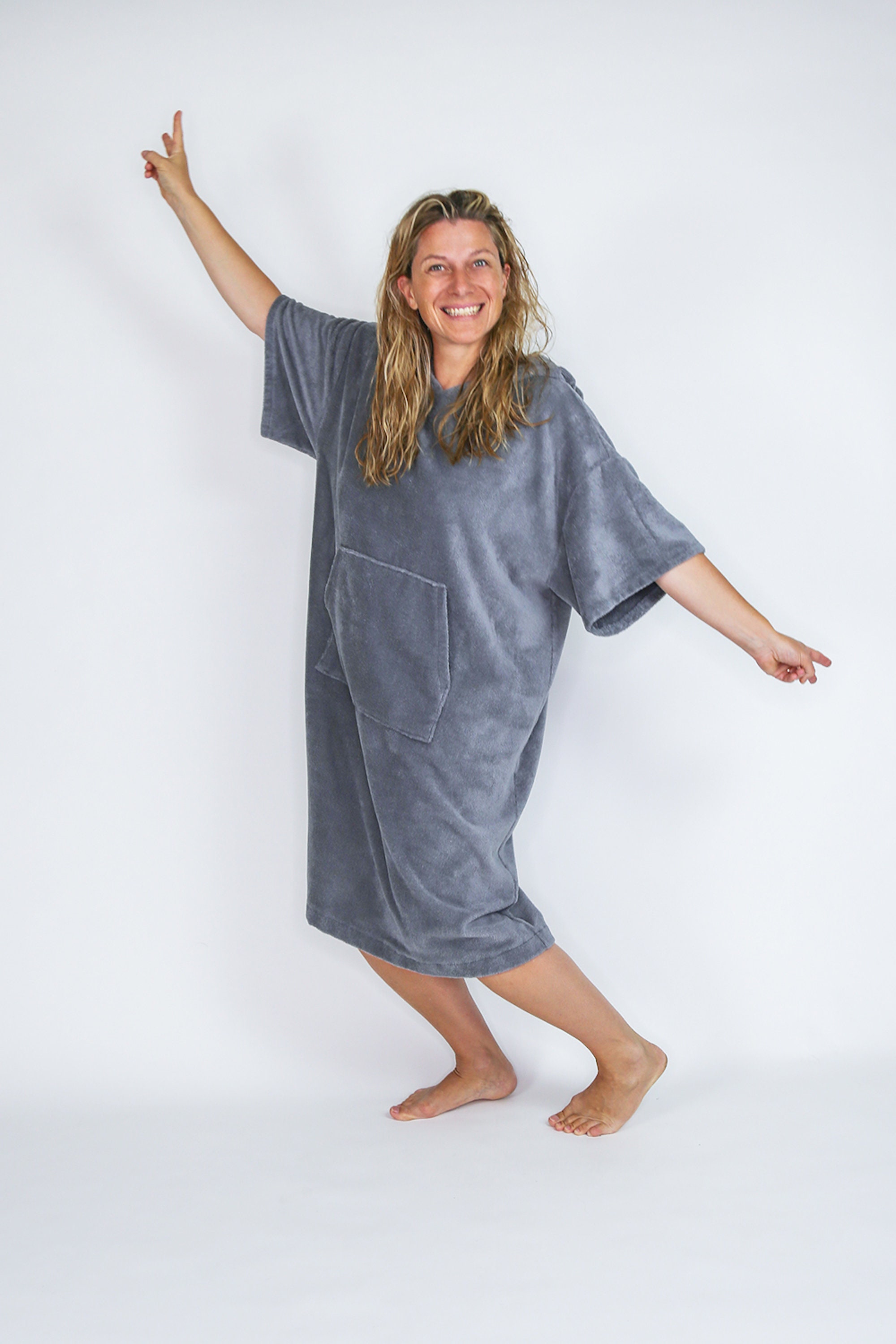 Surf Poncho Sewing Pattern Set (family) // Swim Poncho Pattern // Beach ...