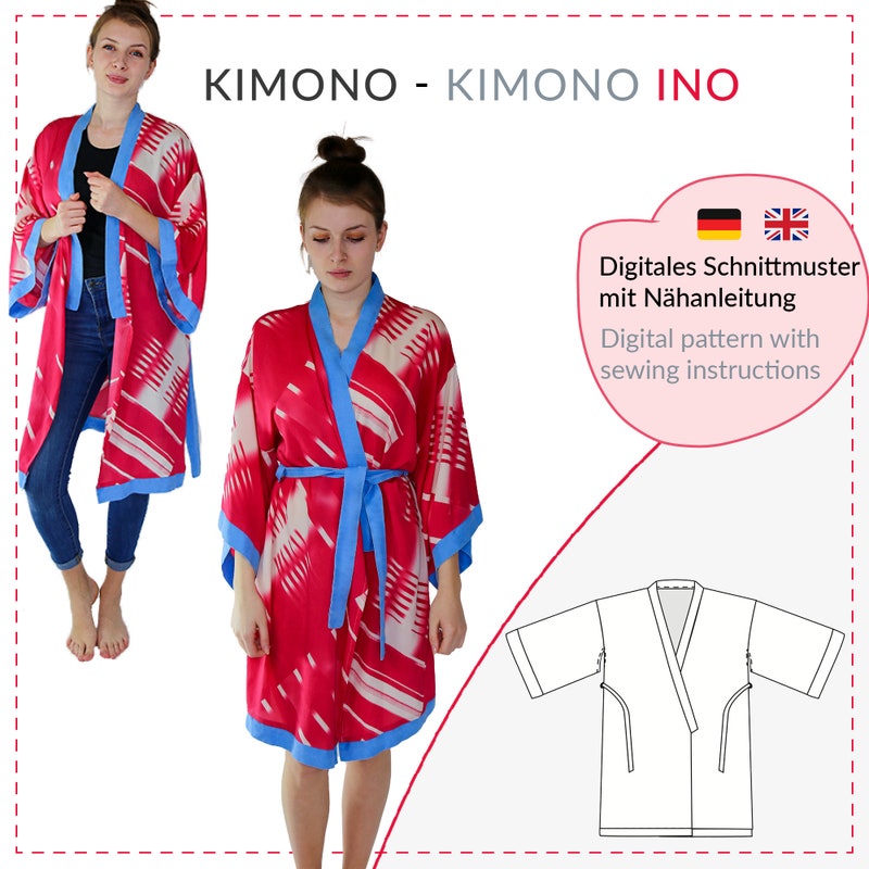 Kimono Pattern - Etsy