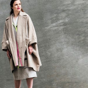 Zero Waste Coat Pattern // Zero Waste Sewing Pattern // Coat Sewing ...