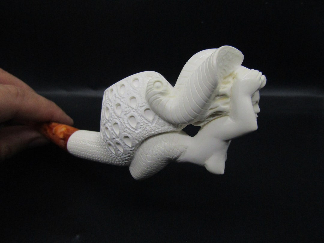 Mermaid Meerschaum Pipe - Etsy