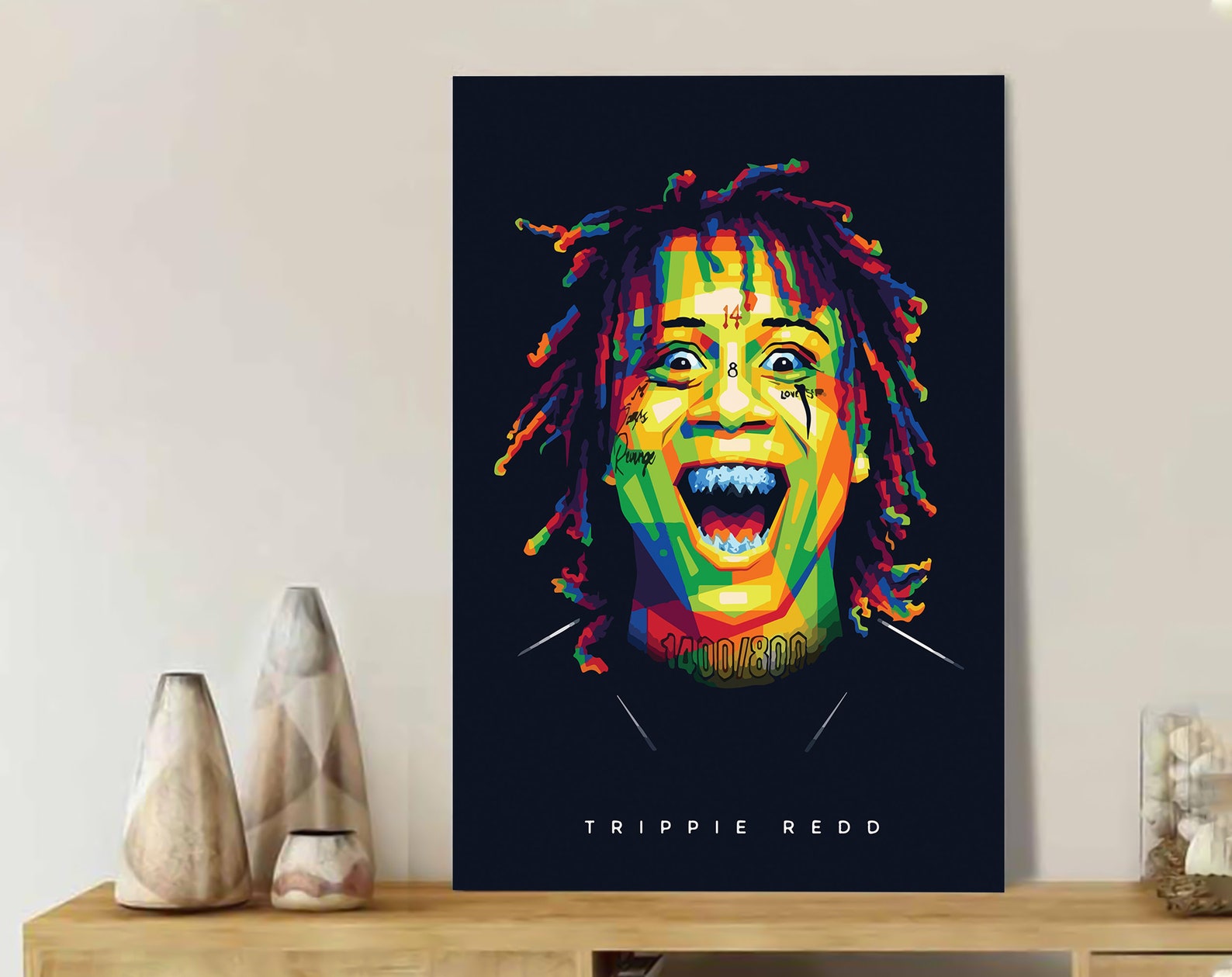 Trippie Redd Canvas Lifes A Trip Poster Hip Hop Poster Etsy
