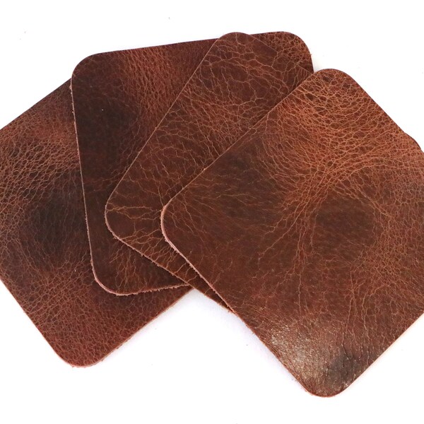 Leather Coaster - Etsy