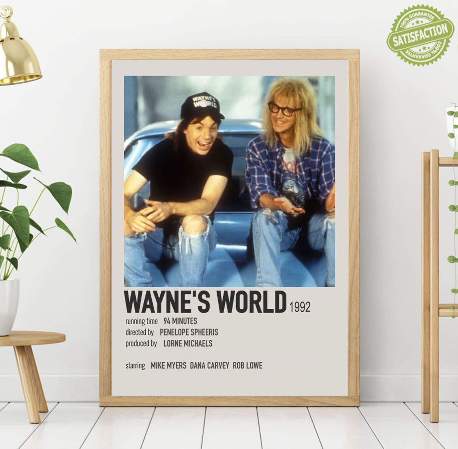 Wayne's World Movie Poster Home Decor Wall Art Poster | Etsy
