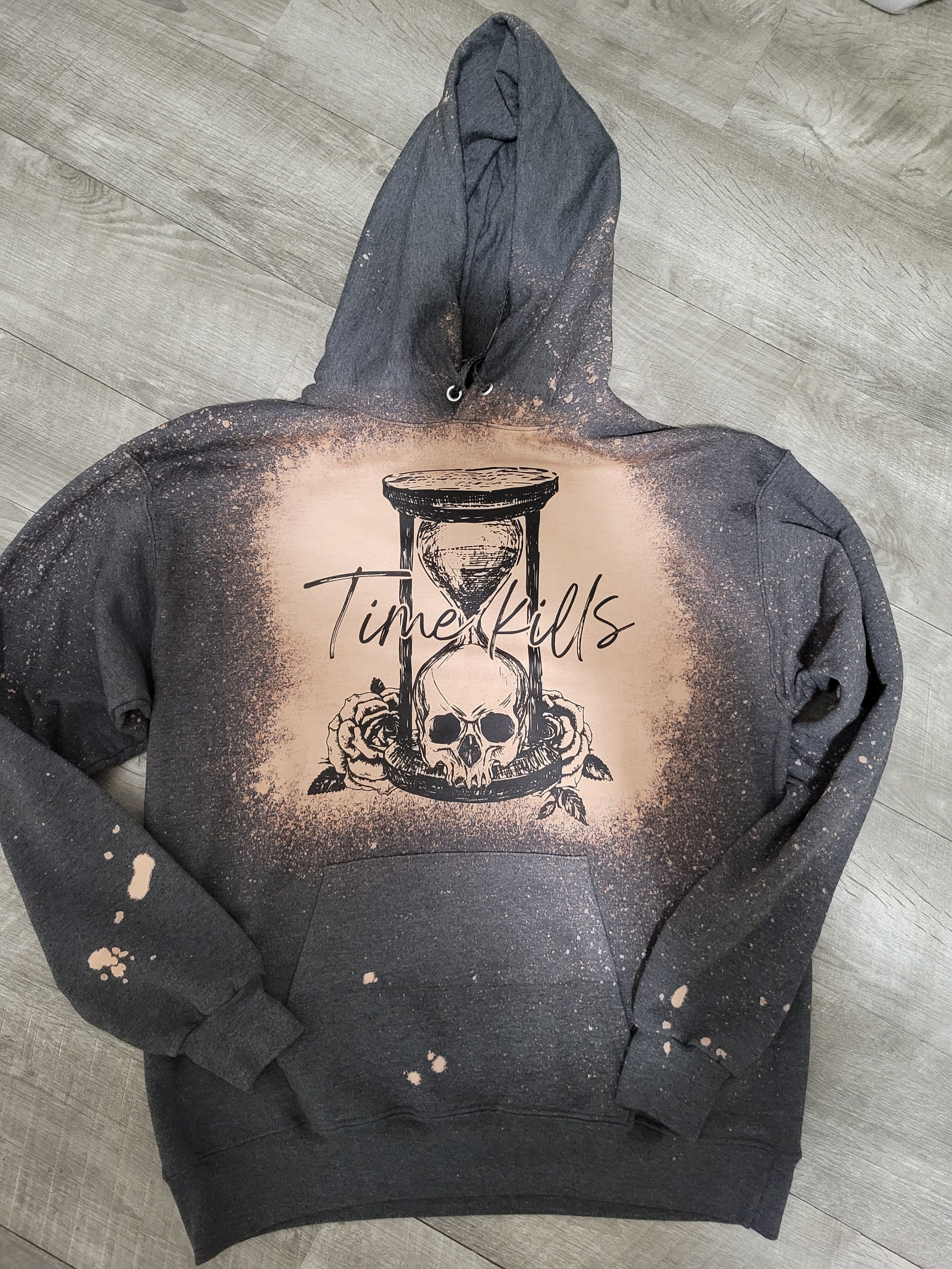 Time Kills Skull - Etsy