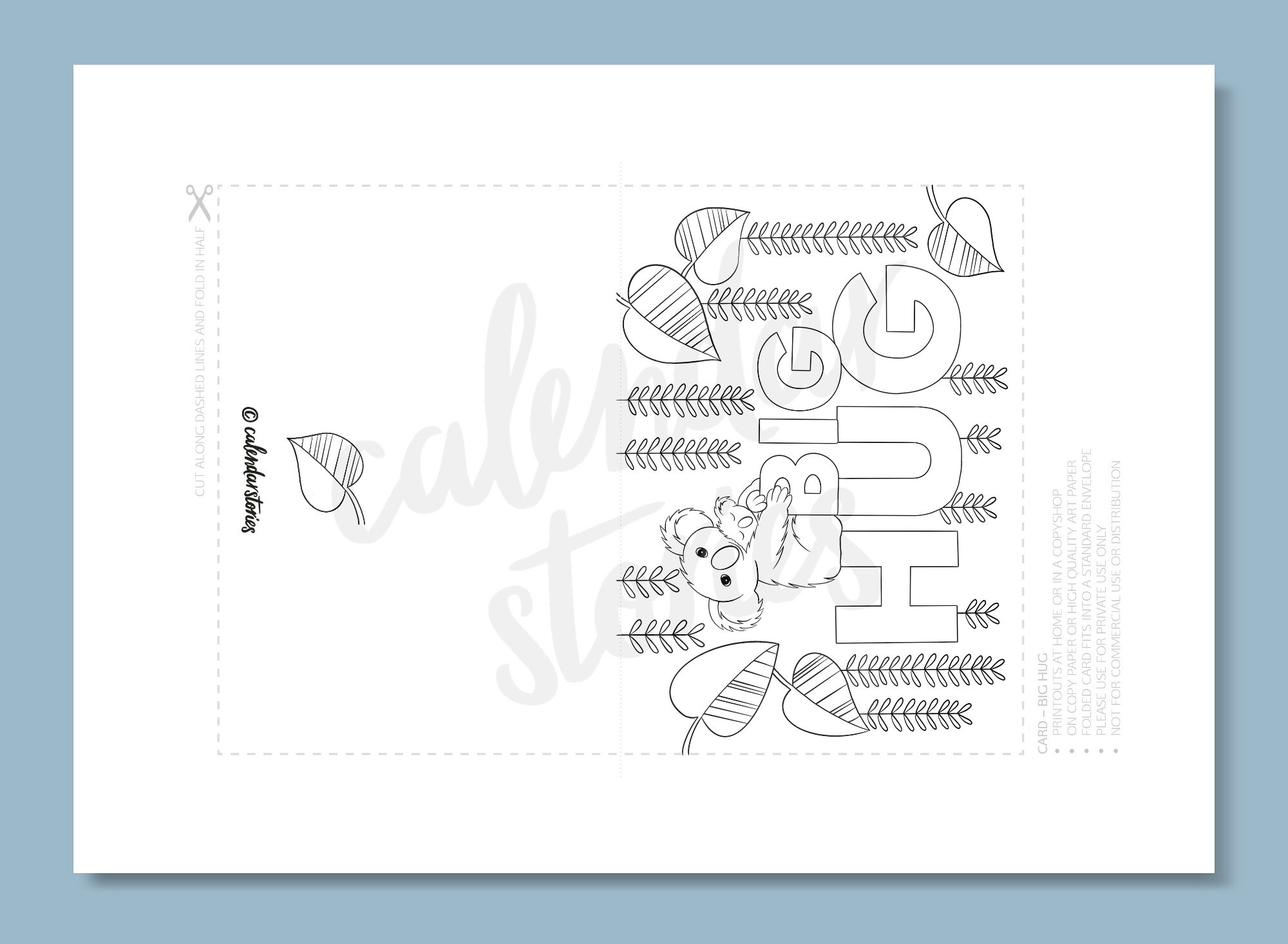 Set of 7 DIY Cards (ENG) | Coloring Postcards | Coloring for Children ...