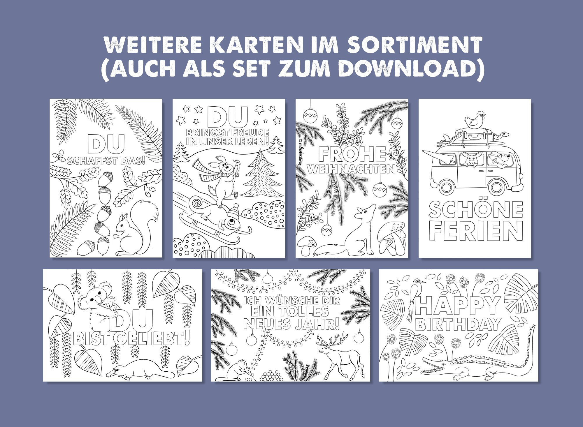 Coloring Affirmation Cards | Bundle of 3 | Printable Coloring Page ...