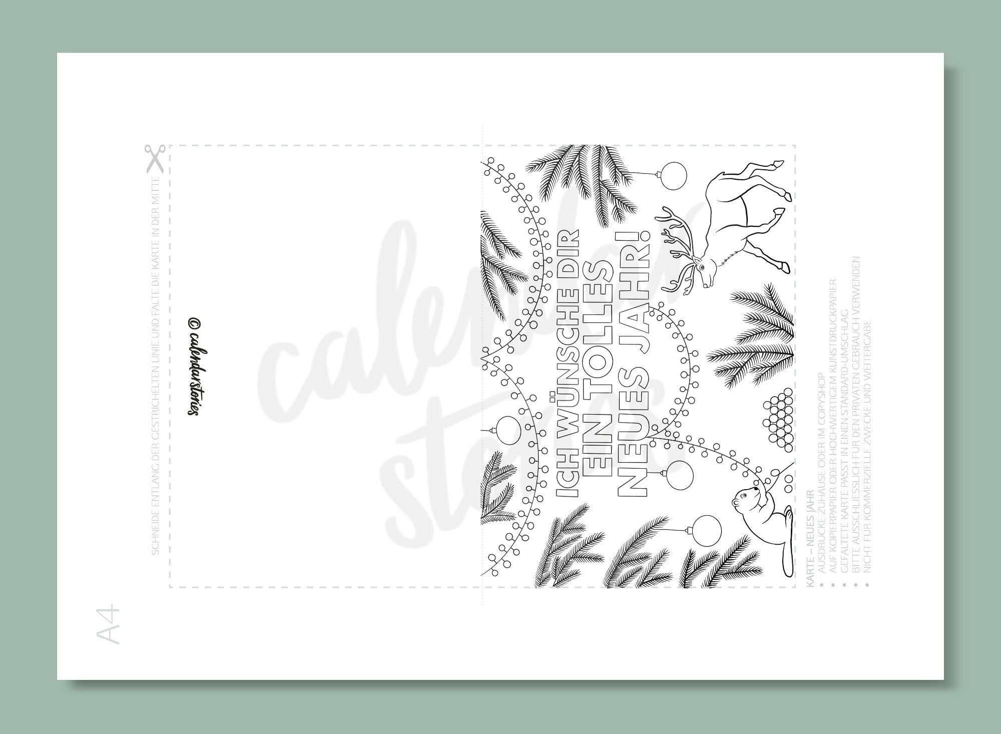 Set of 7 DIY Cards (ENG) | Coloring Postcards | Coloring for Children ...