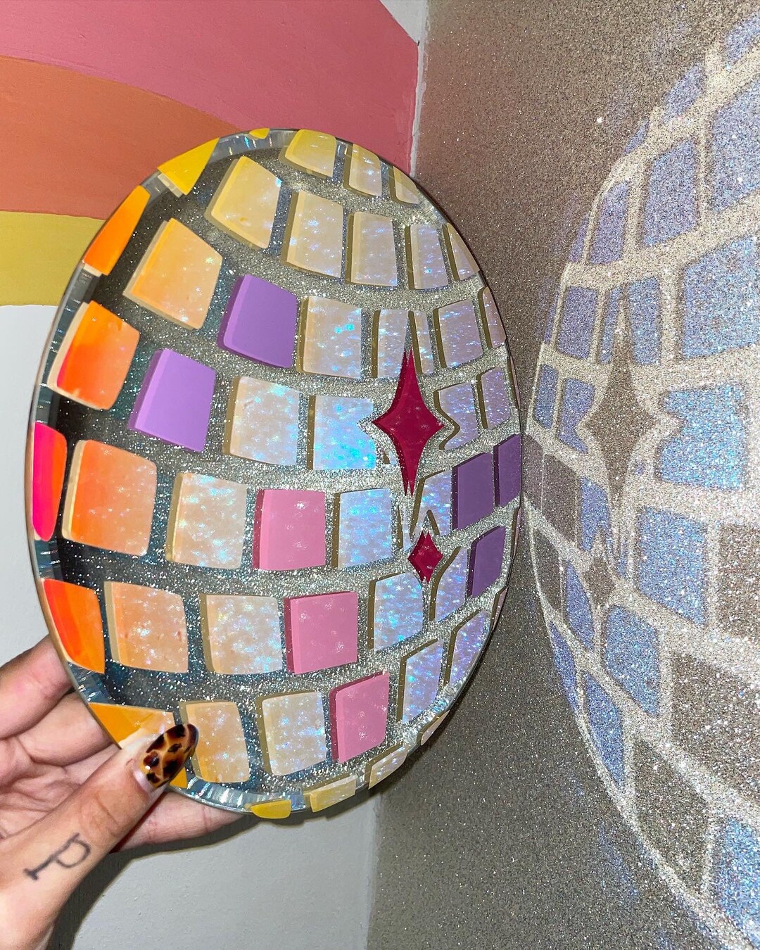 Large Disco Ball Mirror - Etsy
