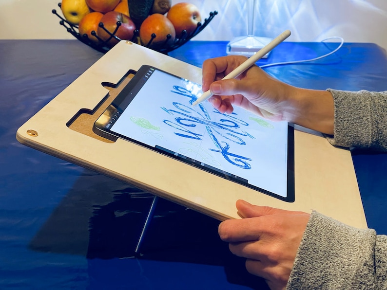 Support de dessin en bois pour Apple Ipad Pro - Etsy France
