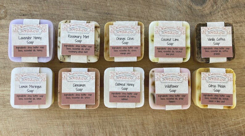 Miniature Bars of Natural Soaps 1oz 10 Pack Party Favors - Etsy