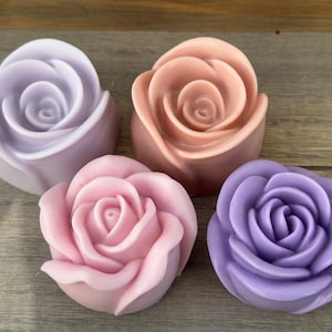 Rose Shaped Soap, Flower Soap Favors, Bridal Shower Favors, Soap Party ...