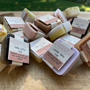 Miniature Bars of Natural Soaps 1oz, 10 Pack, Party Favors, Soap Bulk ...