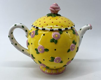 Mackenzie Childs Teapot - Etsy